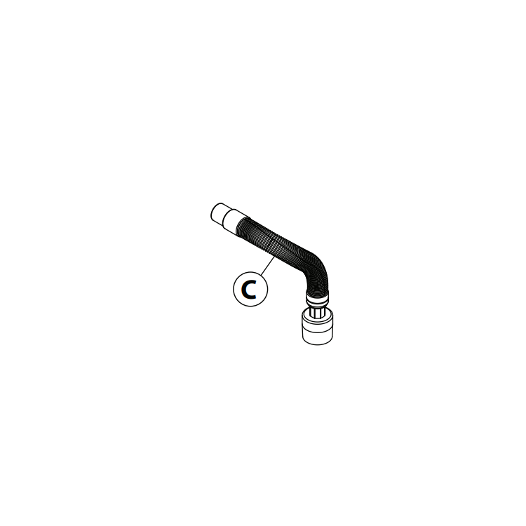 Crain 280 Air Lifter 1280-C 15' Flexible Hose | DRP Tools