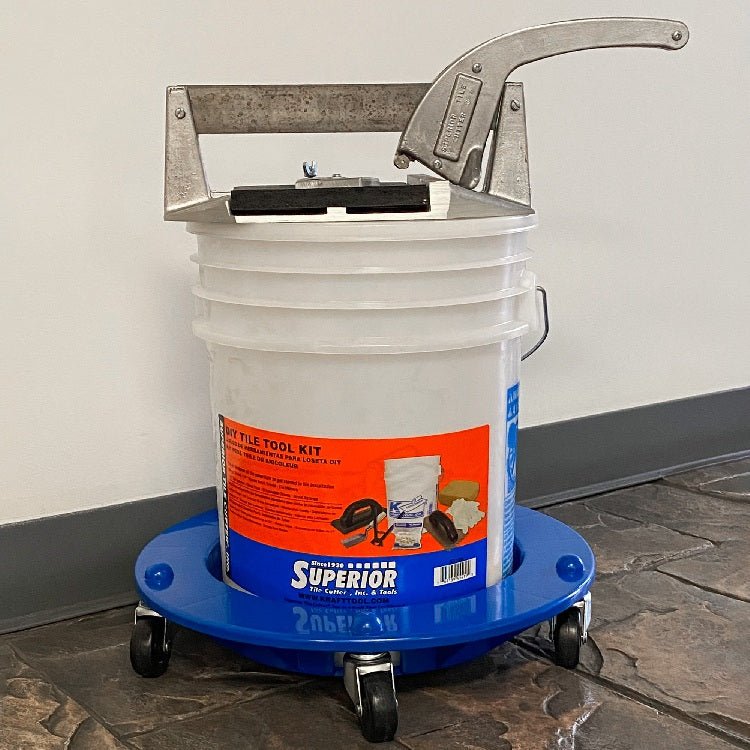 Kraft Tile Grout Bucket Dolly with 5 Castors | DRP Tools